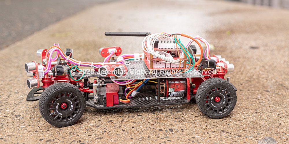 Collision Assist Remote Control Car with 6-CH Ultrasonic Module ...